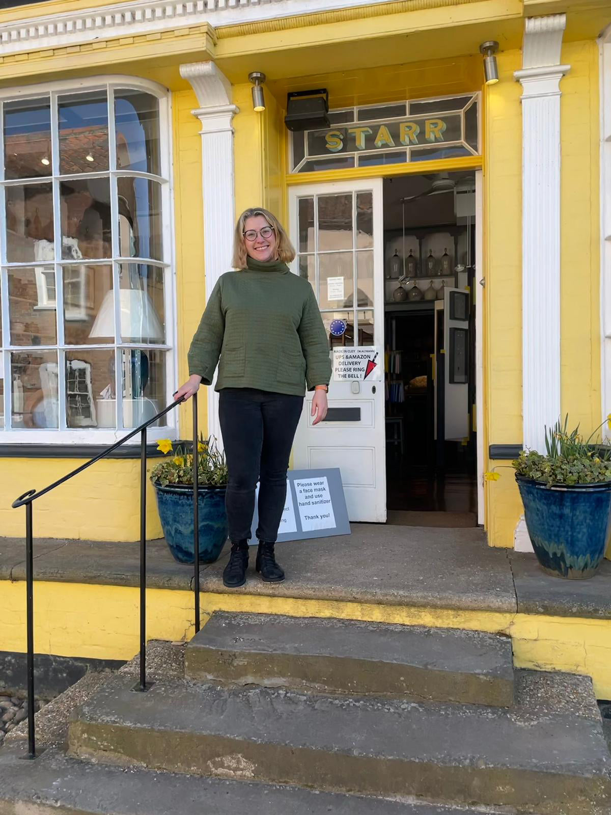 Waving hello from the North Norfolk coast! – Ellen Monaghan